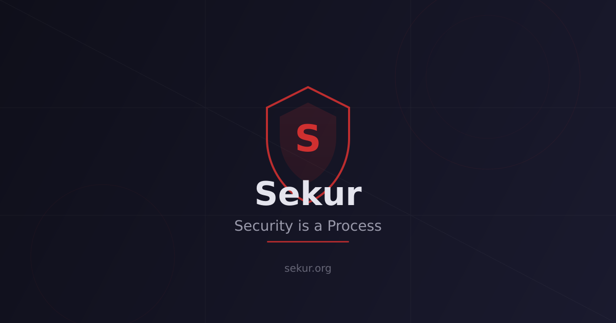 Security is a Process | Sekur